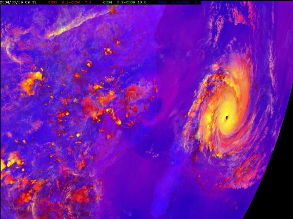 GAFILO,Cyclone tropical très intense, saison 2003/2004
